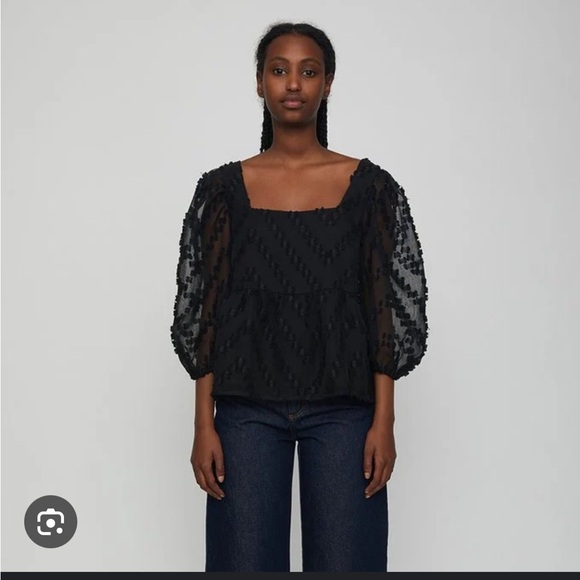 Just Female | Tops | Just Female Lulu Black Blouse | Poshmark